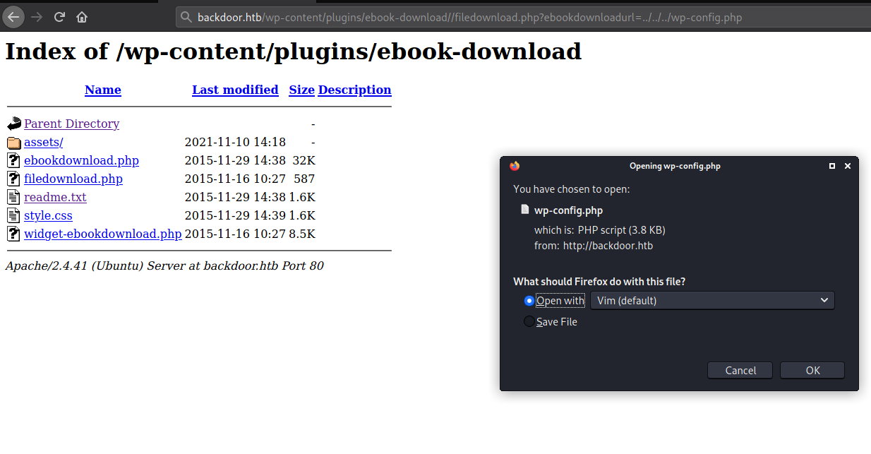 Backdoor Hackthebox | ~/0xzim